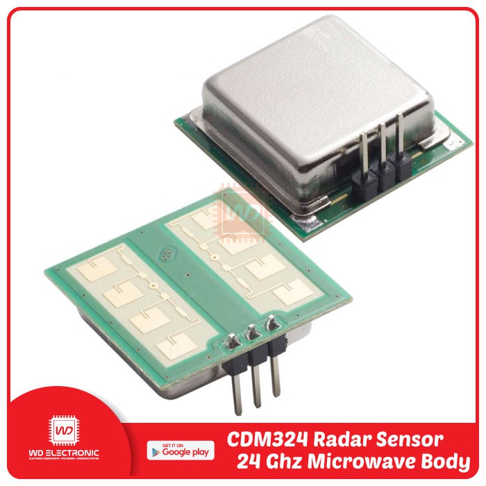 Jual CDM324 Radar Sensor Microwave Body Induction module 24GHz | Shopee ...