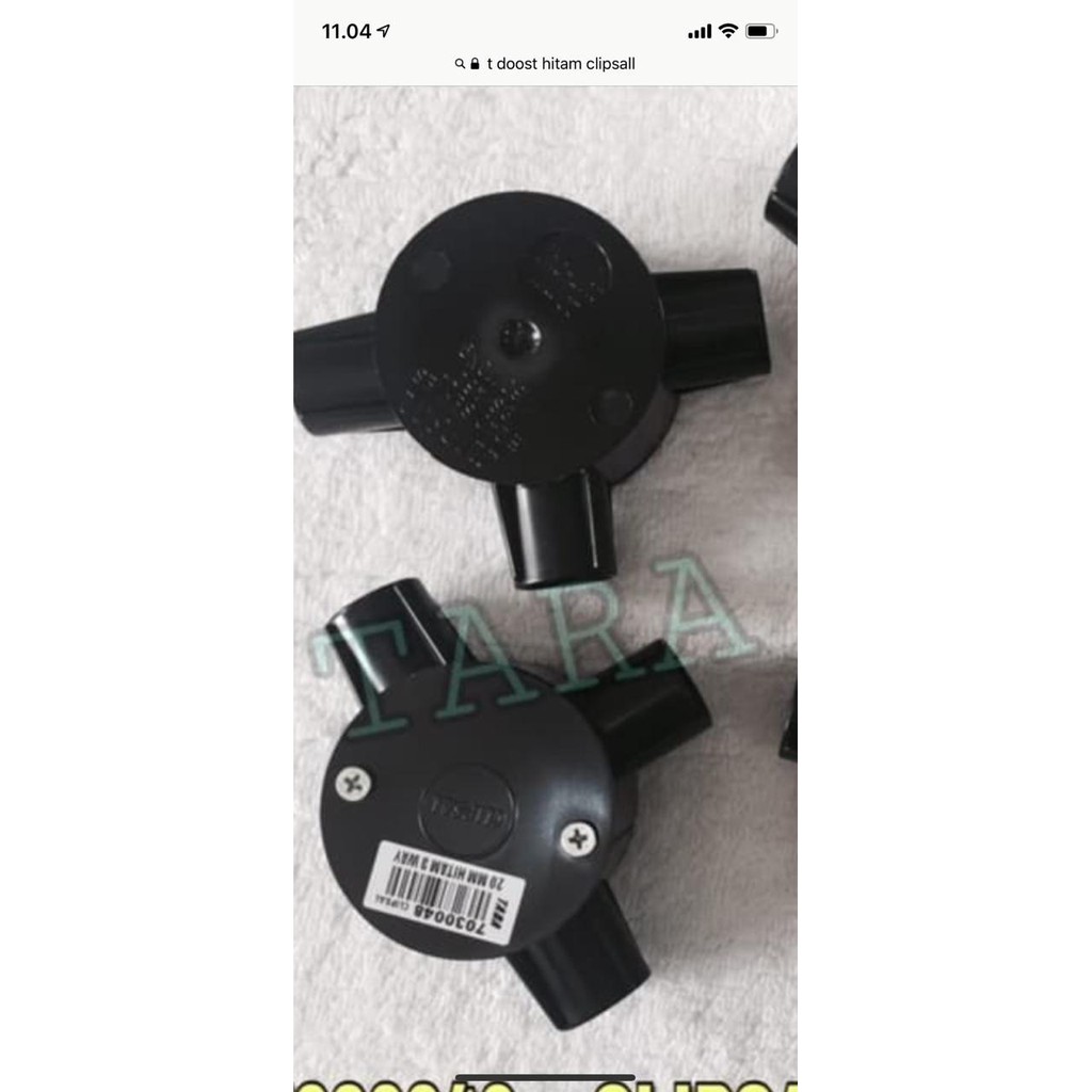 Jual T Doos Dos Hitam Terminal Listrik Cabang Tiga 3 | Shopee Indonesia