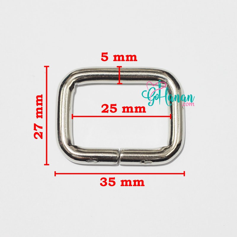 Jual Ring Kotak RK 2506 18 25 mm Tebal Nikel | Shopee Indonesia