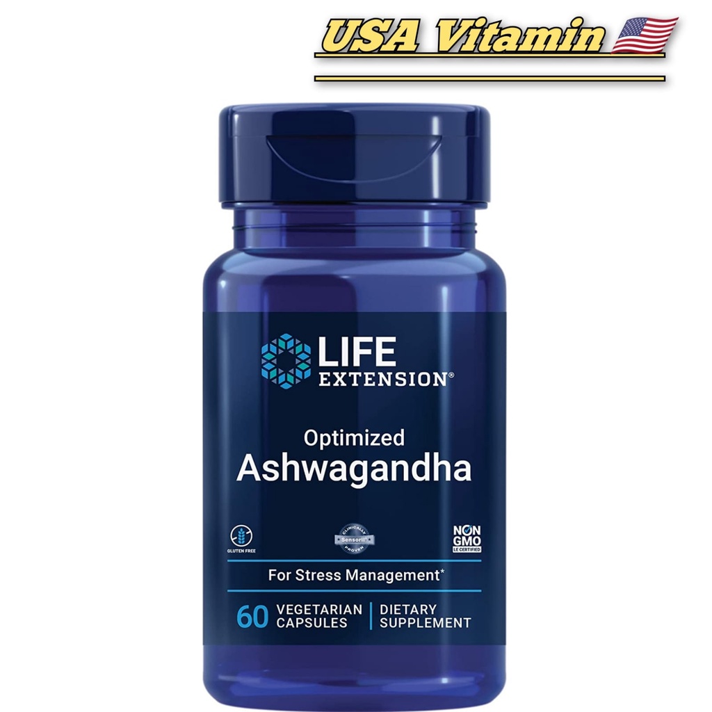 Jual Life Extension Ashwagandha for Stress Management 60 Vegetarian ...