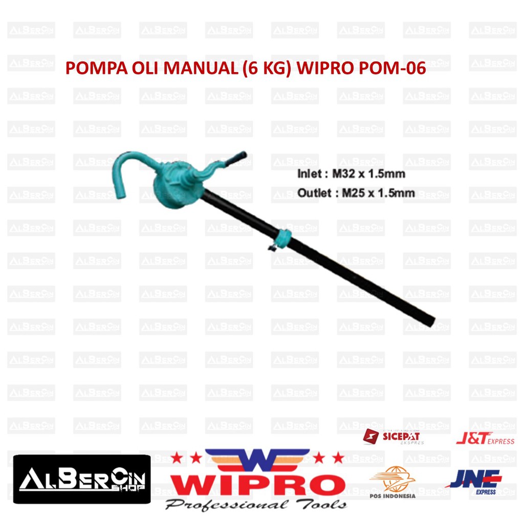 Jual Pompa Oli Minyak Manual Bahan Besi Wipro POM06 POM-06 | Shopee ...