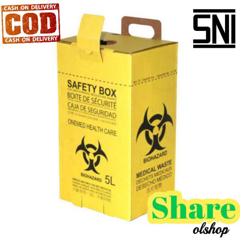 Jual Safety Box Kuning Onemed 5L | Shopee Indonesia