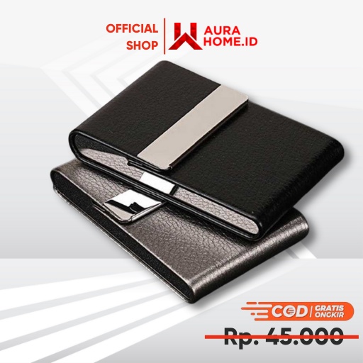 Jual Kotak Bungkus Rokok Elegan Leather Cigarette Case / Kotak Bungkus ...
