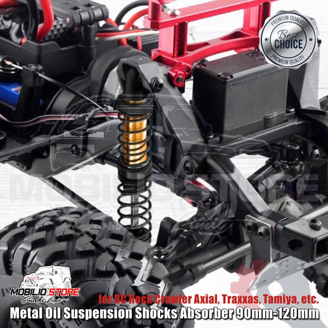 Jual METAL OIL SUSPENSION SHOCKS ABSORBER 90MM-120MM FOR RC ROCK CRAWLER PROMO | Shopee Indonesia