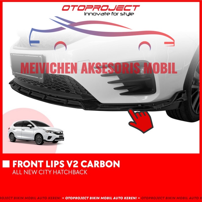 Jual OTOPROJECT FRONT LIPS BUMPER ALL NEW CITY HATCHBACK V2 | Shopee ...