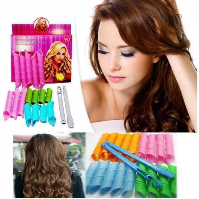 Jual MAGIC LEVERAG / HAIR CURLY / ALAT KERITING PENGRITING RAMBUT TANPA ...
