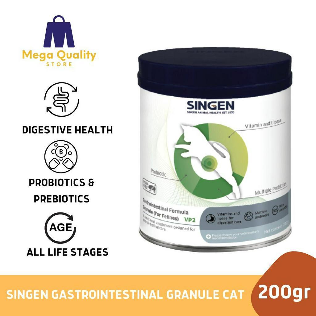 Jual Singen VP2 Gastrointestinal Formula Granule Cat 200gr | Shopee ...