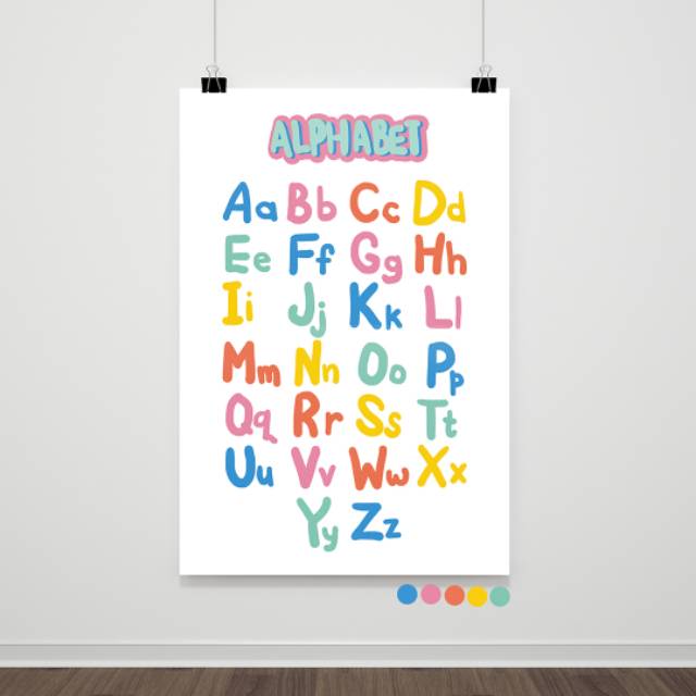 Jual POSTER HURUF (ALPHABET) | Shopee Indonesia