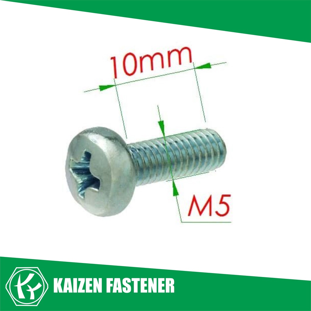 Jual M5x10 Baut JP Kepala Bulat | Shopee Indonesia