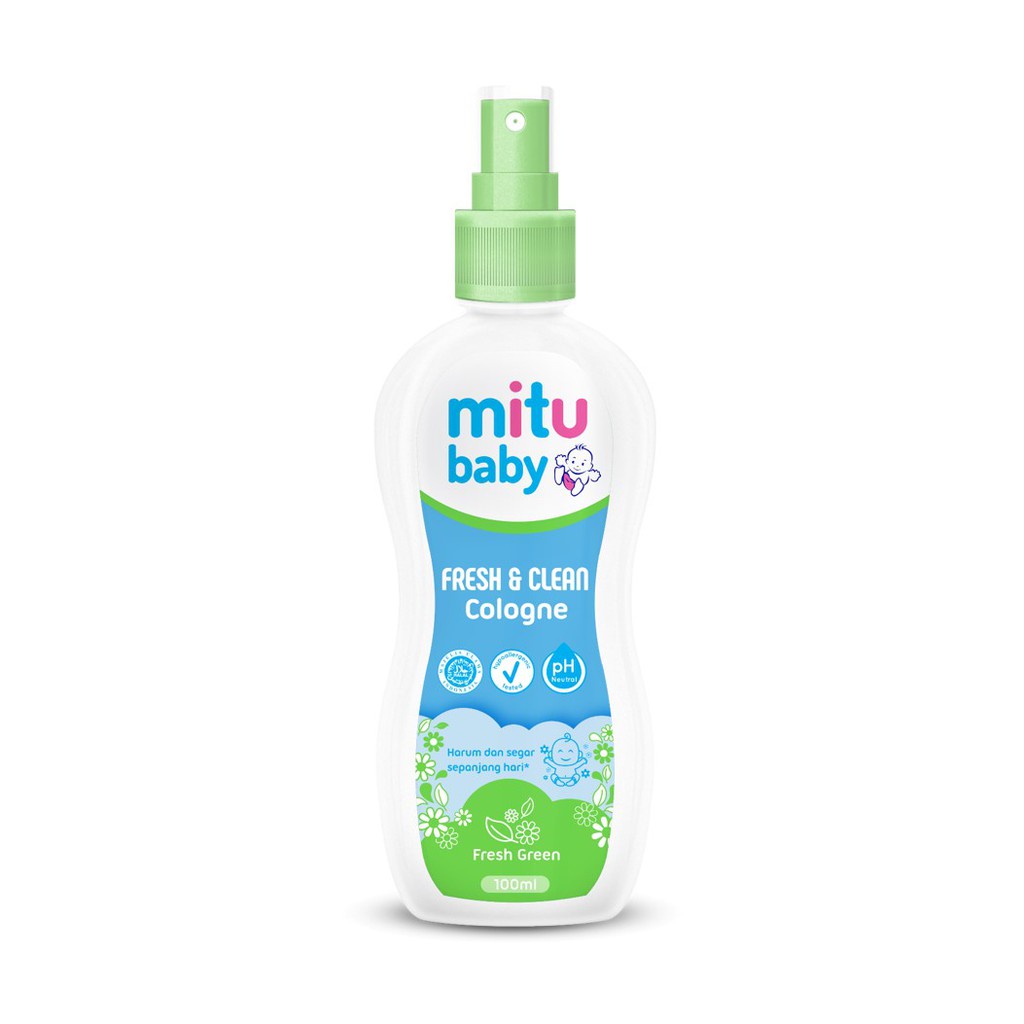 Jual MITU BABY COLOGNE FRESH GREEN 100ML | Shopee Indonesia