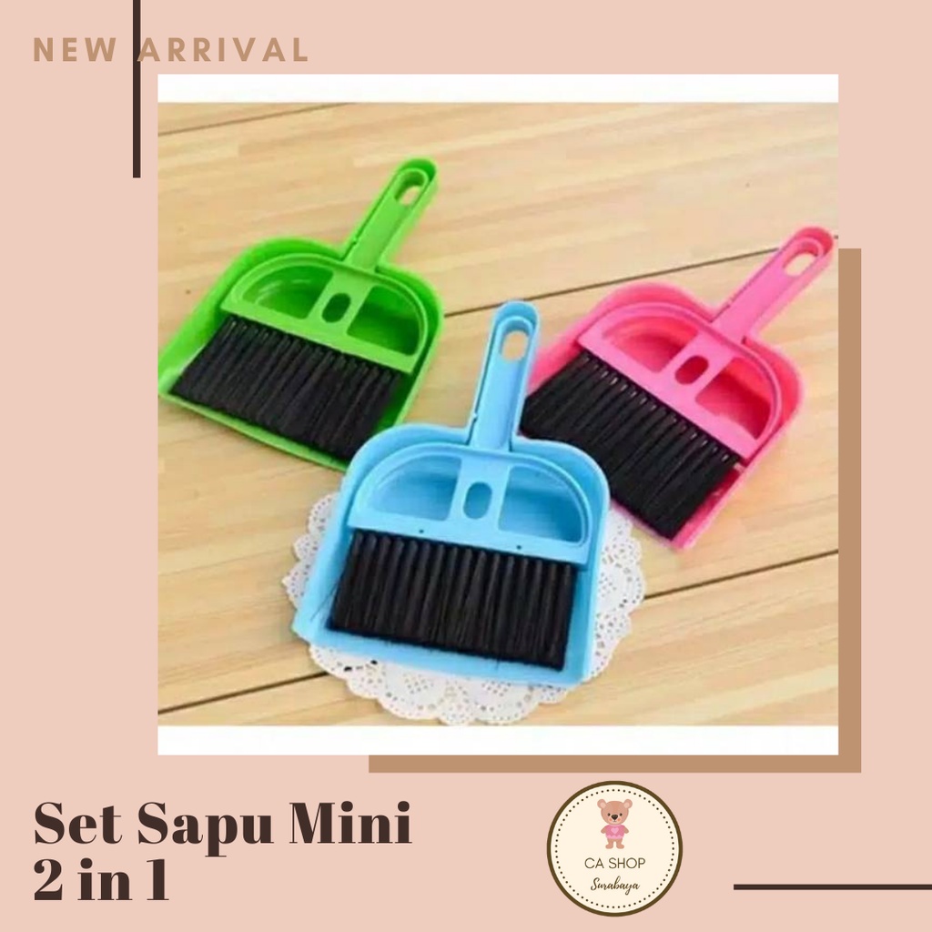 Jual [ READY SAMARINDA ] Set Sapu Mini | Sapu Pengki Mini Set | Mini ...