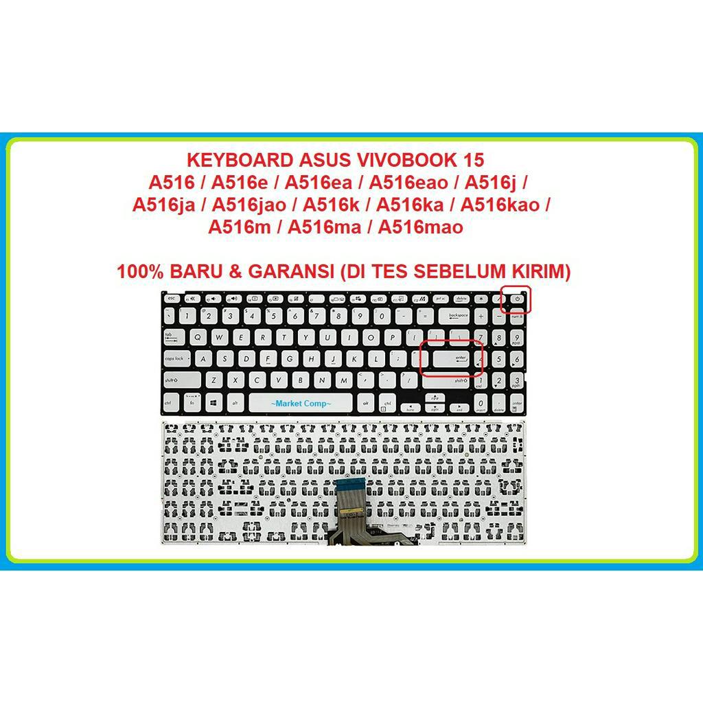 Jual Keyboard Laptop Asus VivoBook 15 A516 A516e A516ea A516eao A516j ...