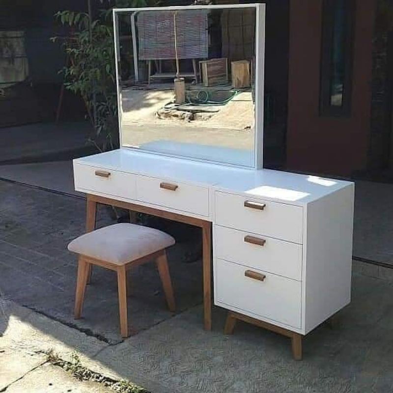 Jual meja rias cat Duco kombinasi | Shopee Indonesia