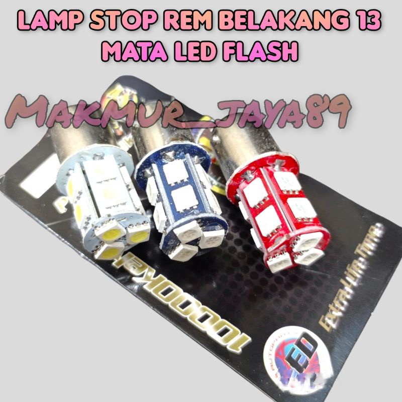 Jual LAMPU STOP REM FLASH LED 13 MATA KEDIP UNIVERSAL | Shopee Indonesia