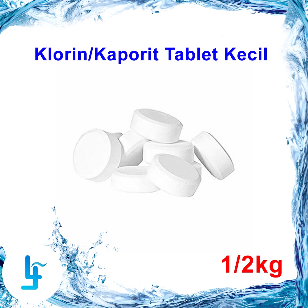 Jual Kaporit Klorin Chlorine Tablet Kecil 1/2 Kg | Shopee Indonesia