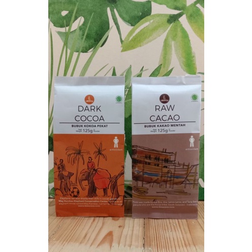 Jual Timurasa Dark Cocoa dan Raw Cacao Chocolate Powder 100% 125gr ...