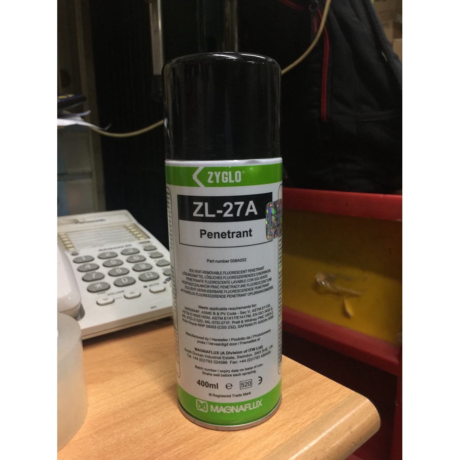 Jual Magnaflux ZL-27A Penetrant Zyglo (400ml) | Shopee Indonesia