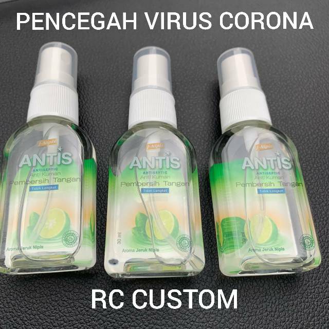 Jual Antis jeruk nipis botol spray 30ml pencuci tangan pencegah virus ...