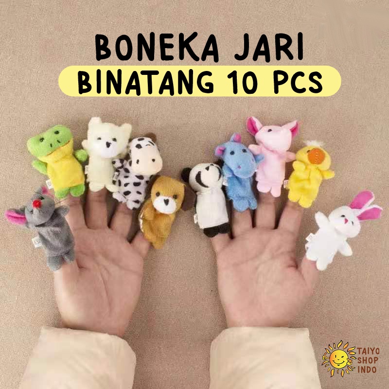 Jual TAIYO Boneka Jari Set Puppet Finger Binatang Keluarga Doll Animal ...