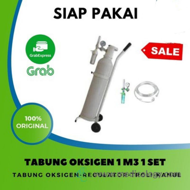 Jual Tabung oksigen Set 1m3 - tabung oksigen | Shopee Indonesia