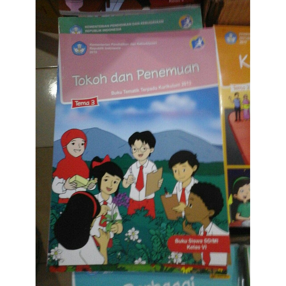Jual Buku Tematik SD Kelas 6 Tema 3 - tokoh dan penemuan | Shopee Indonesia