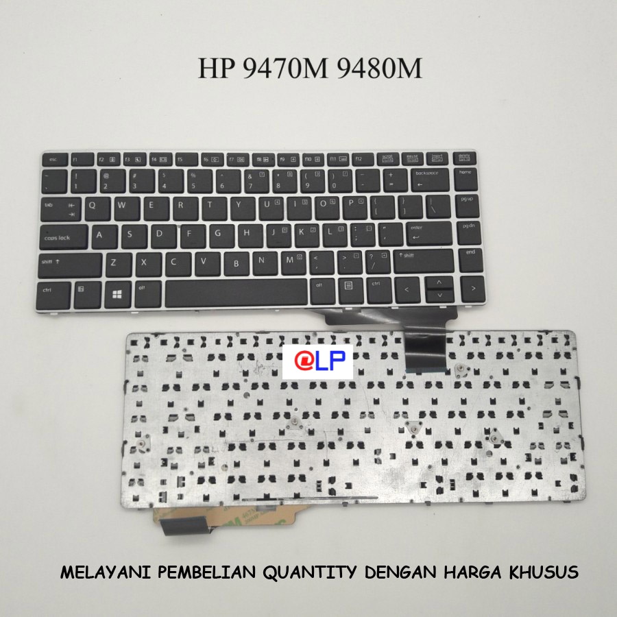 Jual Keyboard HP EliteBook Folio 9470 9480 9470m 9480m No Backlit ...