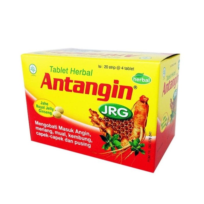 Jual Antangin JRG Supplemen Kesehatan [4 Tab/1 Box] | Shopee Indonesia