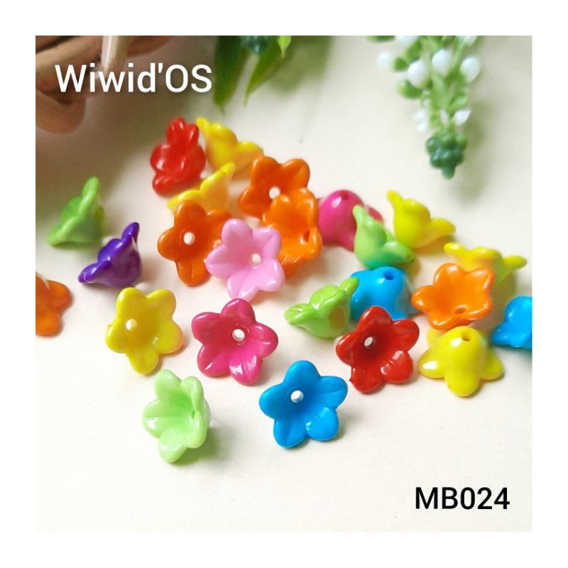 Jual (32 bj) MANIK BUNGA 12 MM MB024 | Shopee Indonesia