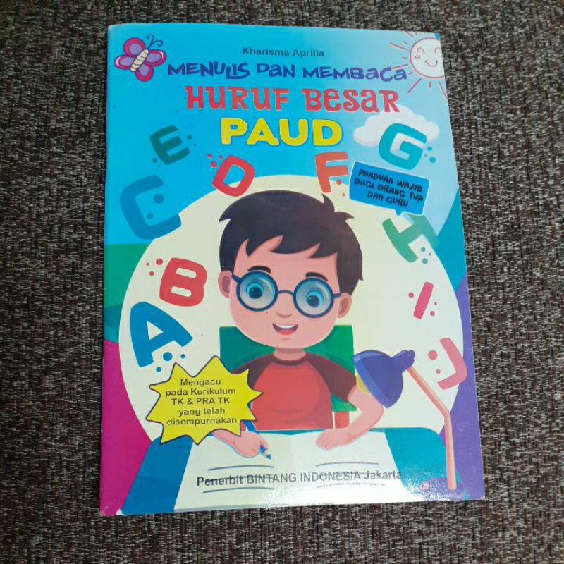 Jual Buku Anak Menulis dan Membaca Huruf Besar untuk PAUD TK dan Pra SD ...