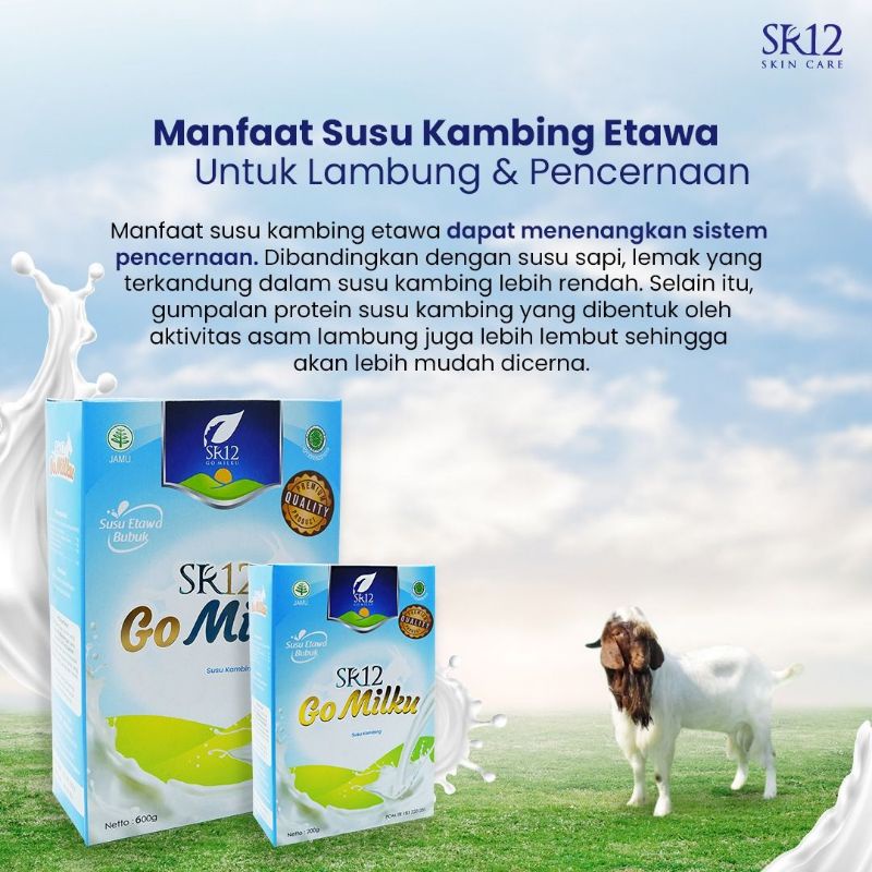 Jual SR12 susu kambing gomilku original dan coklat | Shopee Indonesia