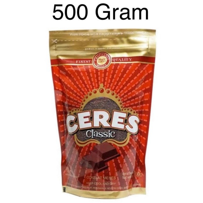 Jual Coklat Cokelat Meses Meises Mesis CERES Classic Cokelat Meses 500g ...