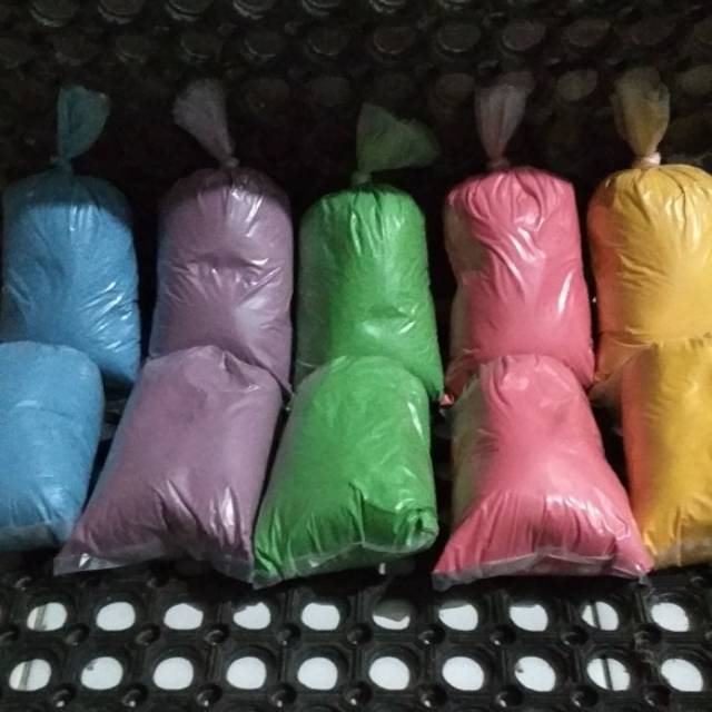 Jual (COD) holy powder tepung warna Murah/Holi Powder BUBUK WARNA WARNI ...