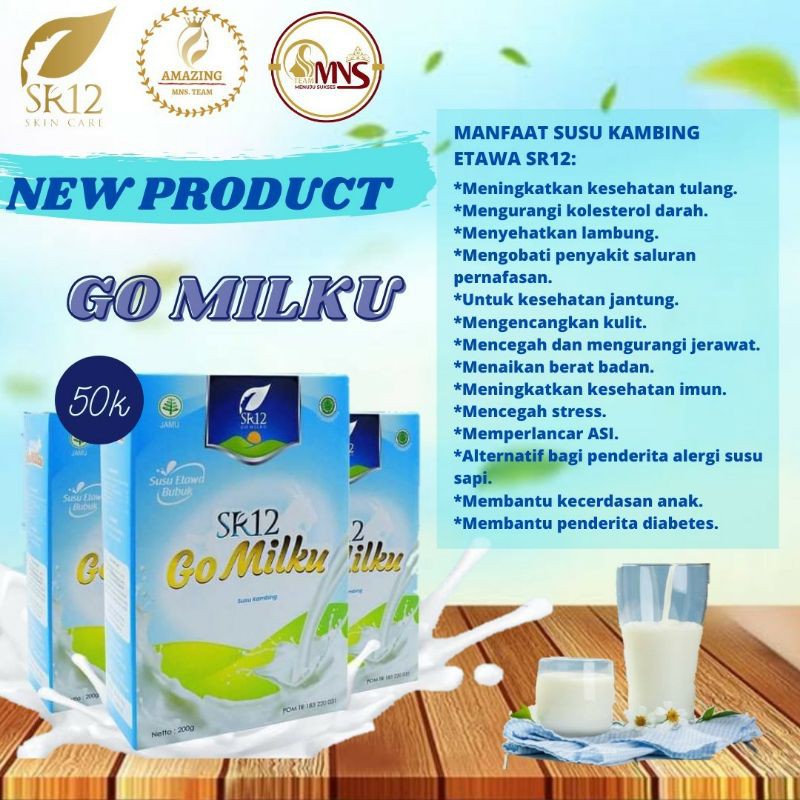Jual SR12 GOMILKU 200 GR SUSU KAMBING TIDAK BAU AMIS AMAN UNTUK BAYI ...