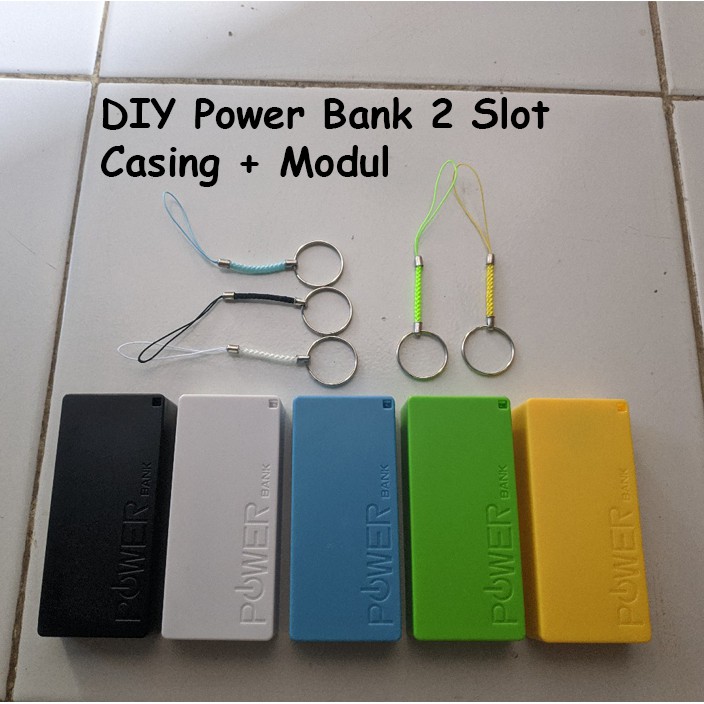 Jual DIY Power Bank Case 2 Slot Baterai Modul Casing Powerbank | Shopee ...