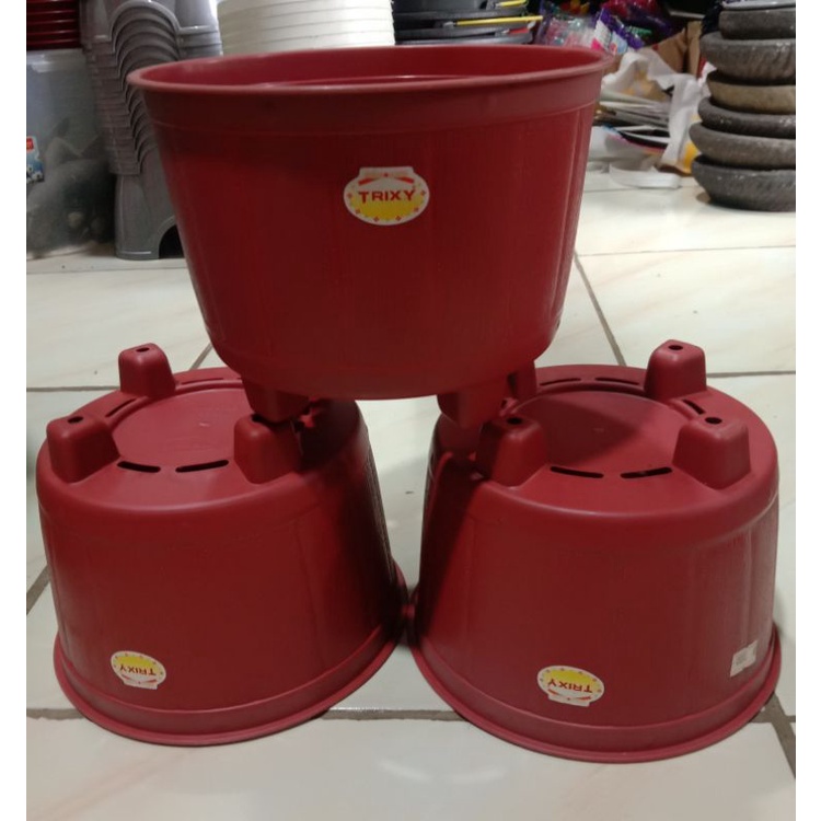 Jual pot bunga model kaki trixy no 2 | Shopee Indonesia