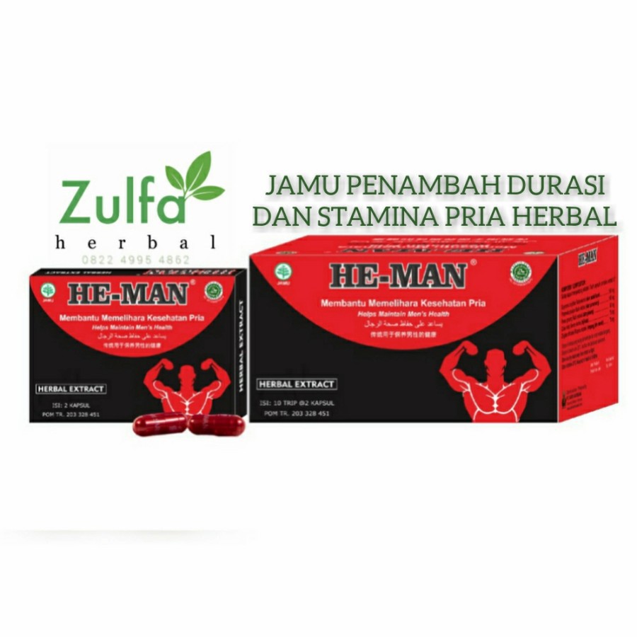 Jual Jamu Tradisioanal HE-MAN Obat Penambah Stamina dan Durasi Pria ...