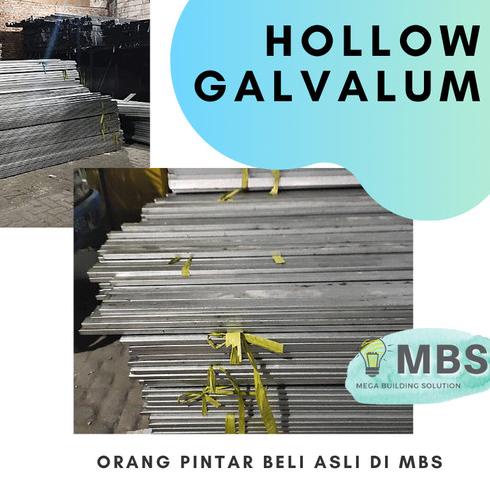 Jual Hollow Galvalum 4x4 Las Holo Gypsum Hollo Gipsum Galvanized 0.3-0. ...