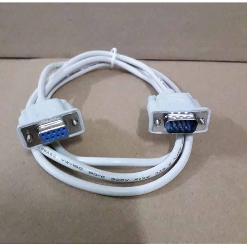 Jual Kabel Serial DB9 Male To Female 1,5m netline | Shopee Indonesia