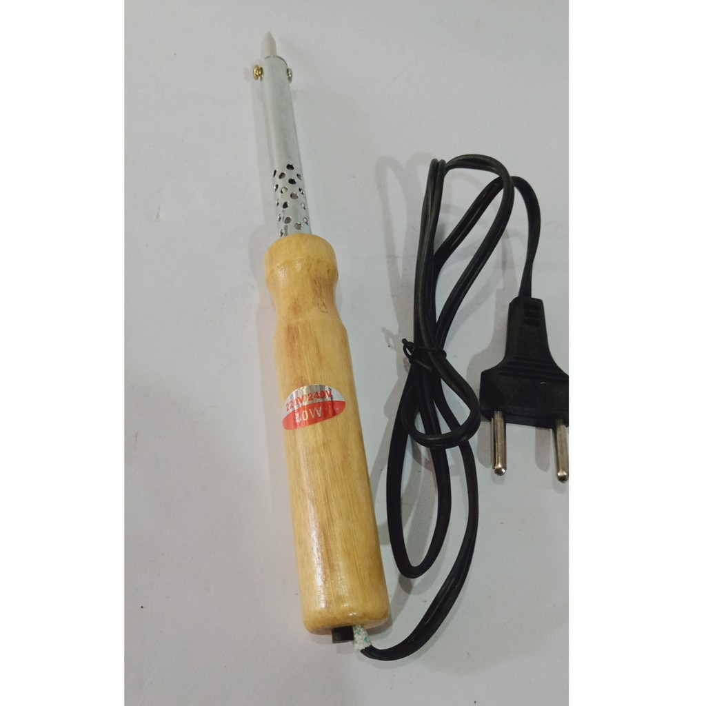Jual SOLDER KAYU 40W SOLDERING IRON DS | Shopee Indonesia