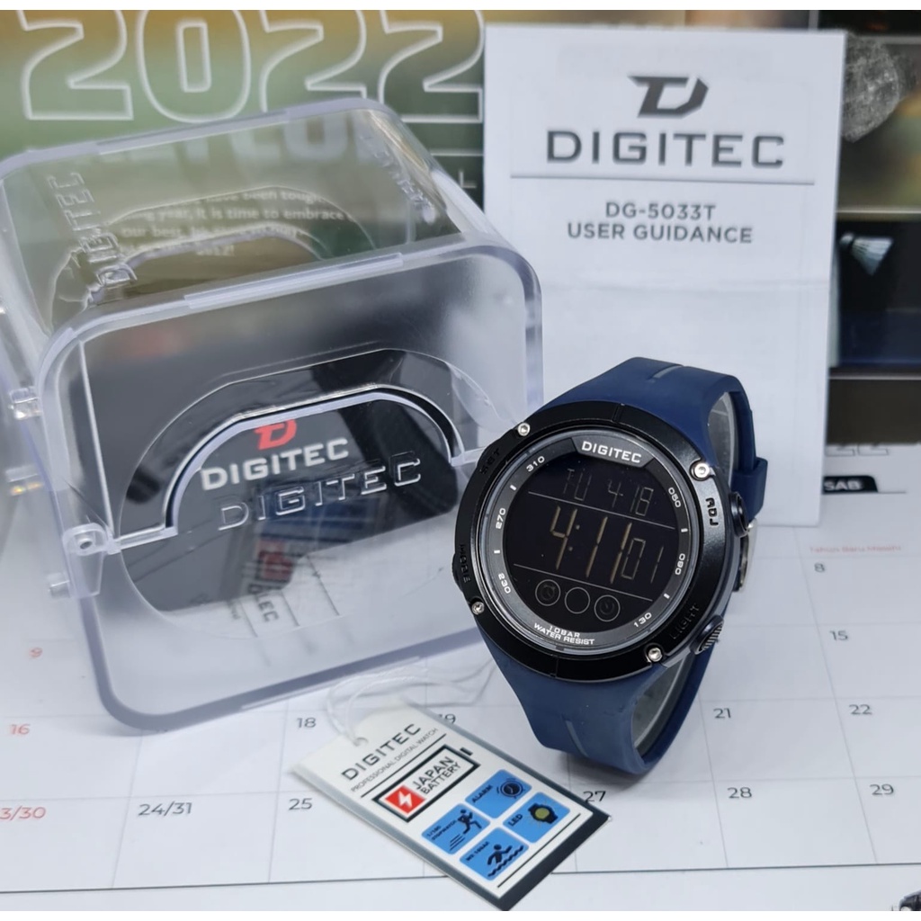 Jual Jam Tangan Pria DIGITEC DG-5033T / DG5033 / DG 5033 Original ...