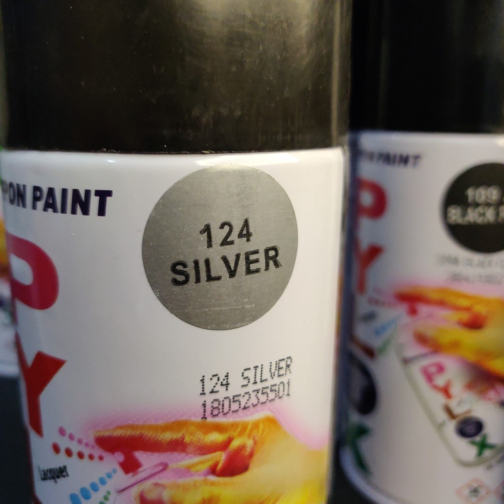 Jual PYLOX NIPPON PAINT SILVER 124 CAT SEMPROTAN BODY BESI 300cc ...
