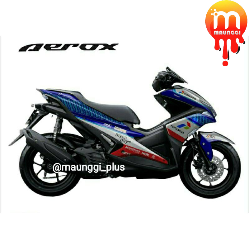 Jual Decal aerox old 155 full body Striping motor aerox full variasi ...