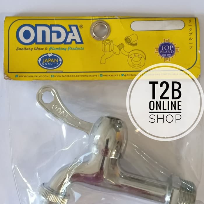 Jual KRAN AIR ONDA CLS 02 1/2" KERAN TEMBOK TAMAN CUCI TANGAN PUTAR Asli | Shopee Indonesia