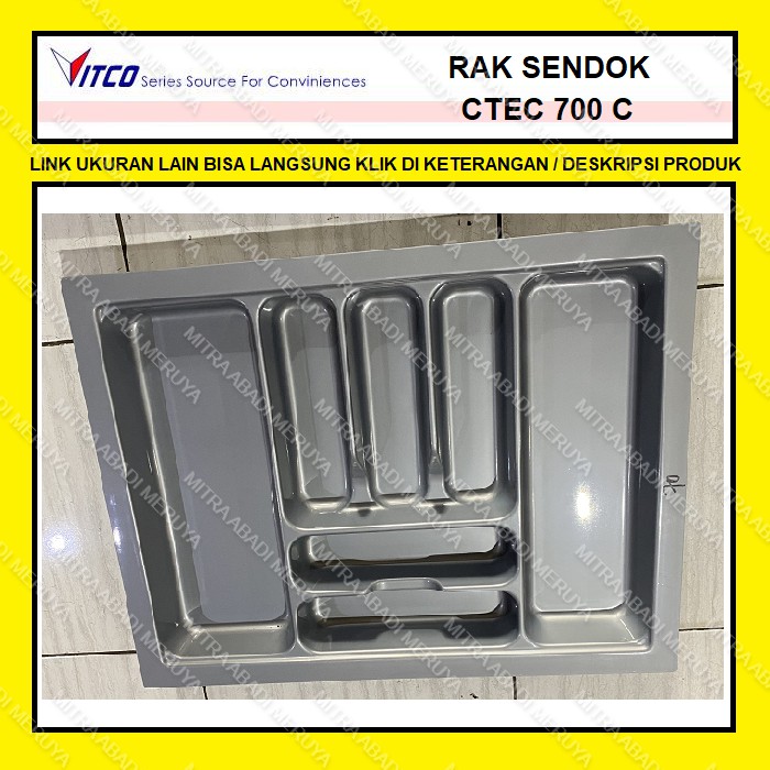 Jual Rak Sendok Laci VITCO CTEC 700 C LACI SENDOK | Shopee Indonesia