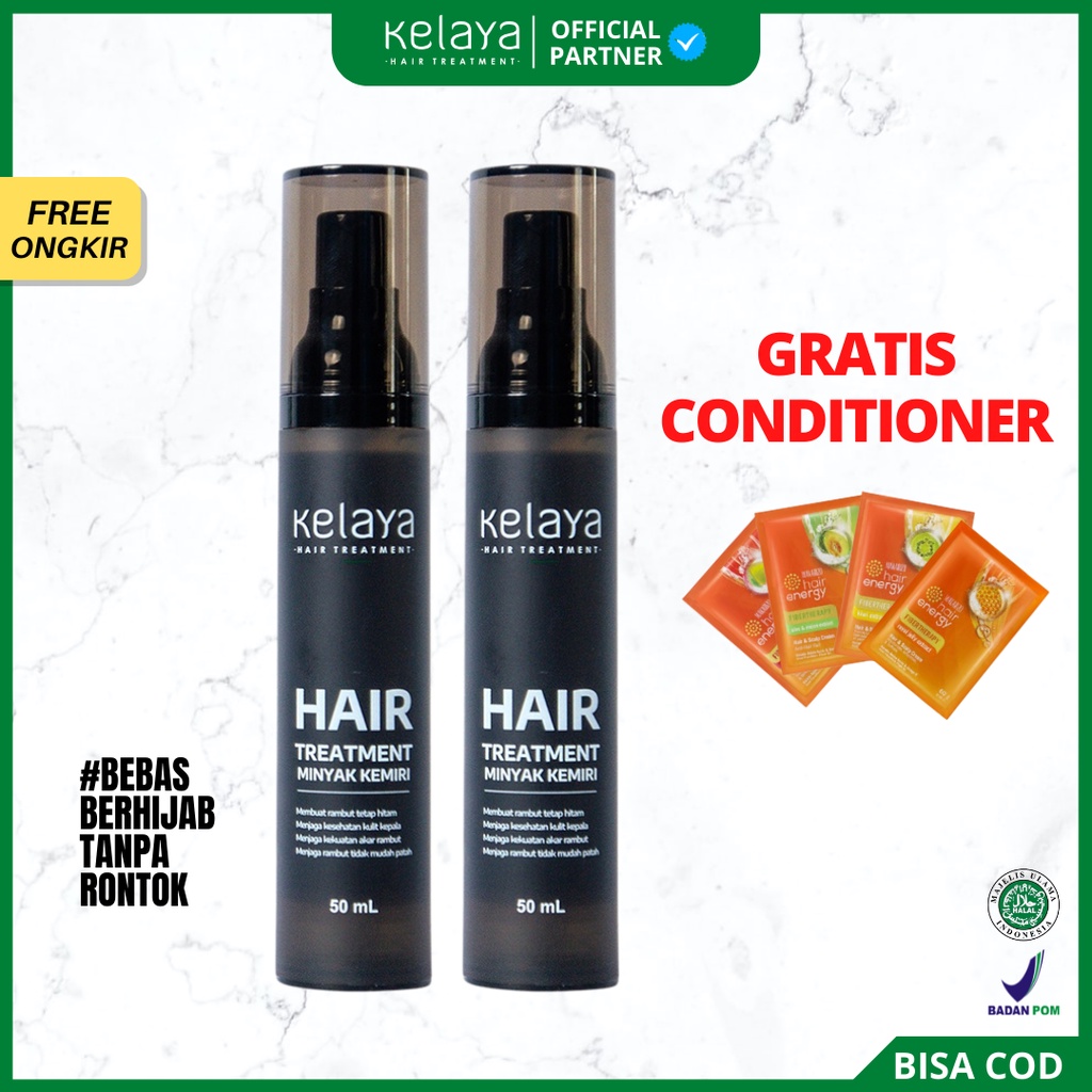 Jual [ AGEN RESMI ] KELAYA HAIR TREATMENT Minyak Kemiri | Shampoo Sampo ...