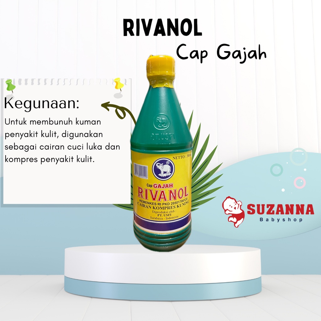 Jual USFI Rivanol / Cairan Kompres Kuning Cap Gajah | Shopee Indonesia