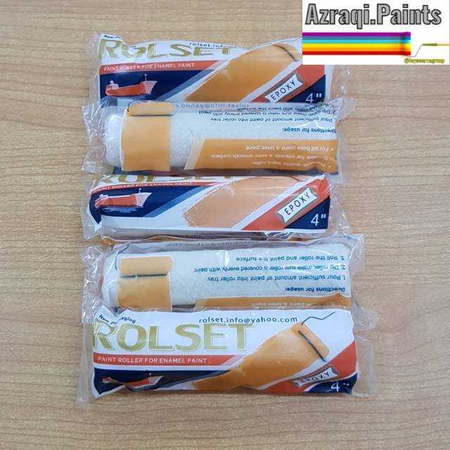 Jual BULU KUAS ROLL MINI EPOXY ROLSET ( 4 INC ) | Shopee Indonesia