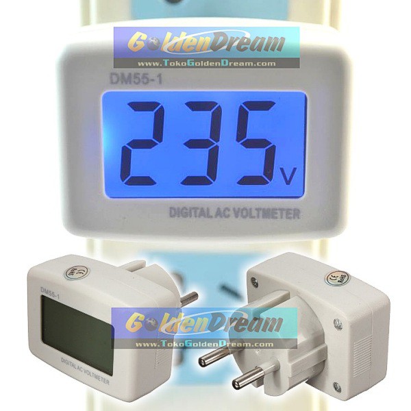Jual Voltmeter Digital AC Langsung Cok ke Stop Kontak PLN / Genset 80 ...