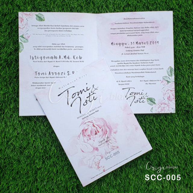 Jual UNDANGAN SCB-001-Undangan pernikahan murah-Undangan Blangko ...