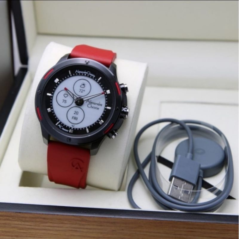 Jual Alexander cristie smartwatch tali rubber variasi warna unisex s002 ...